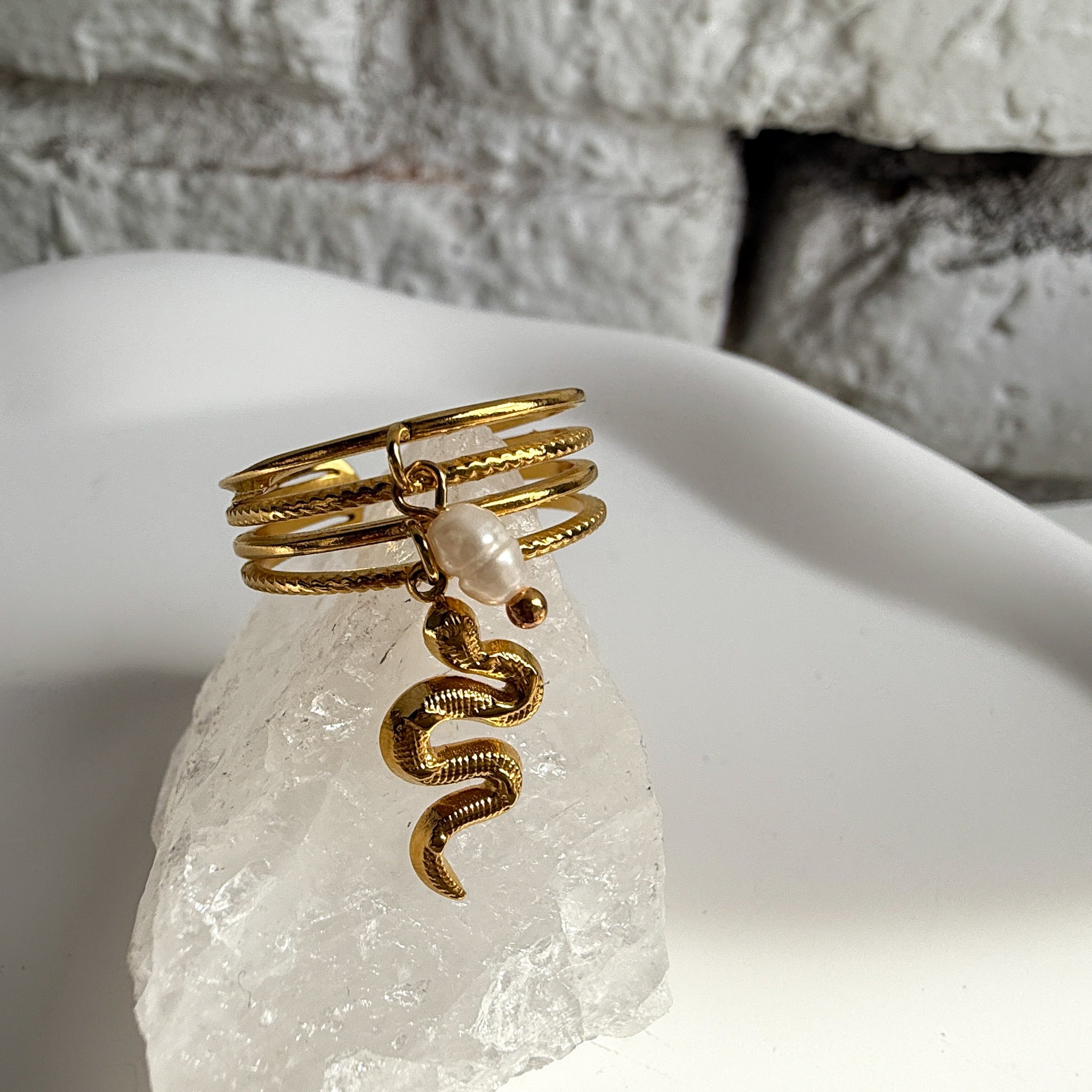 Snake Charm Ring | Red Giraffe Designs