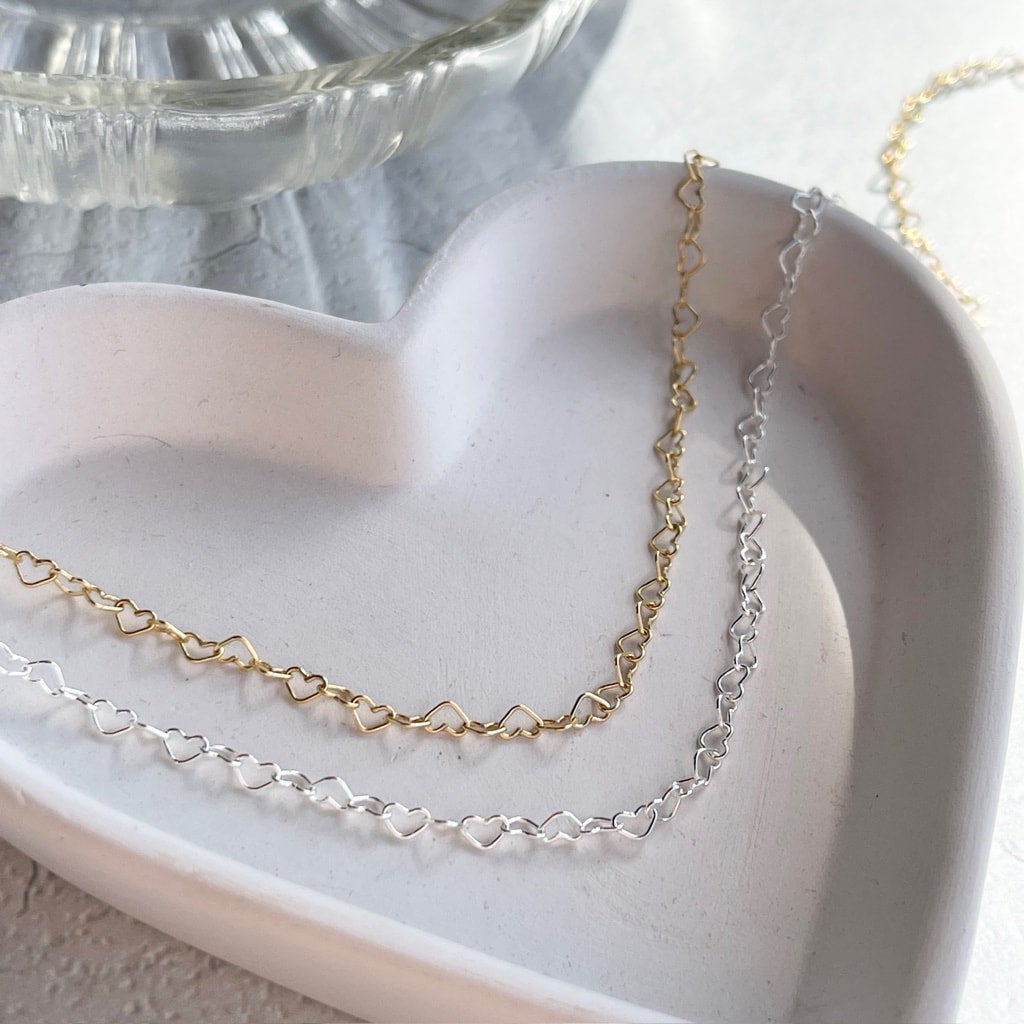 Heart Link Chain | Red Giraffe Designs