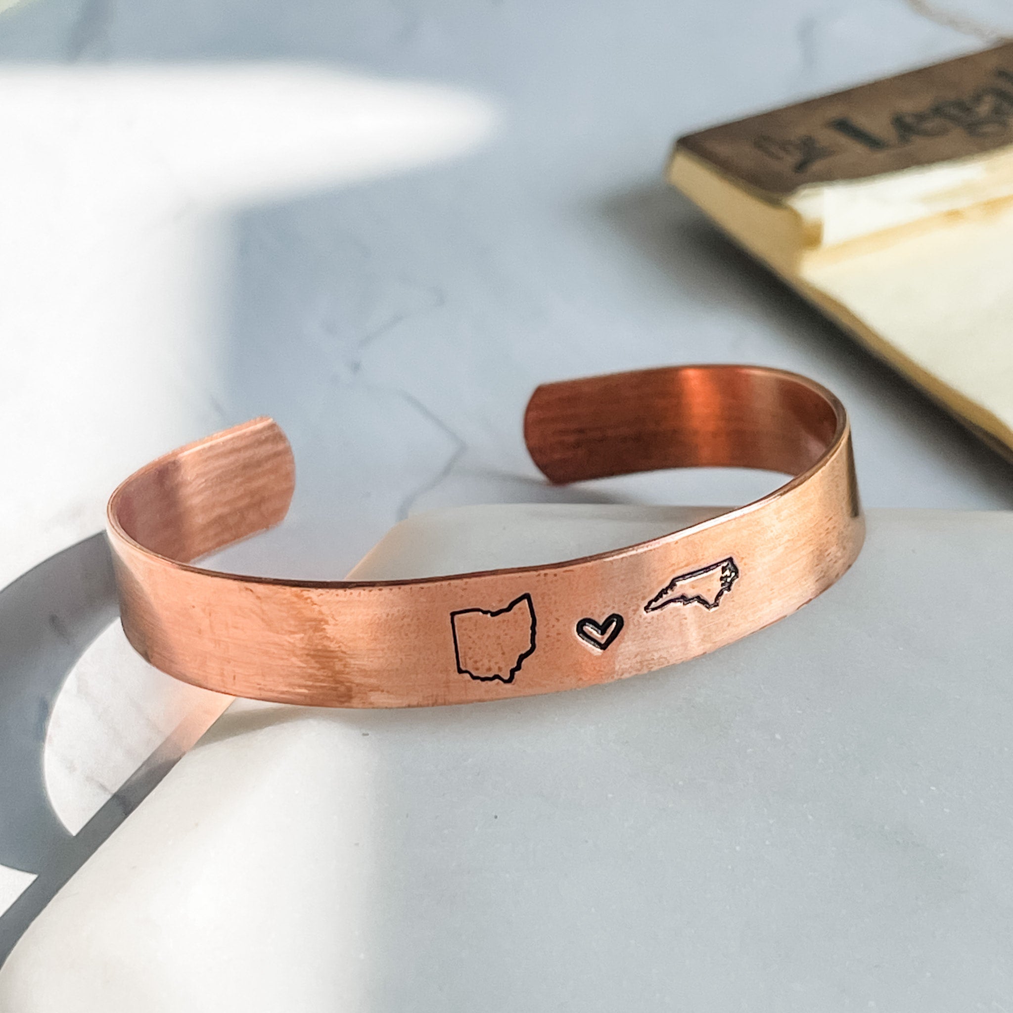 State Cuff Bracelet | Red Giraffe Designs