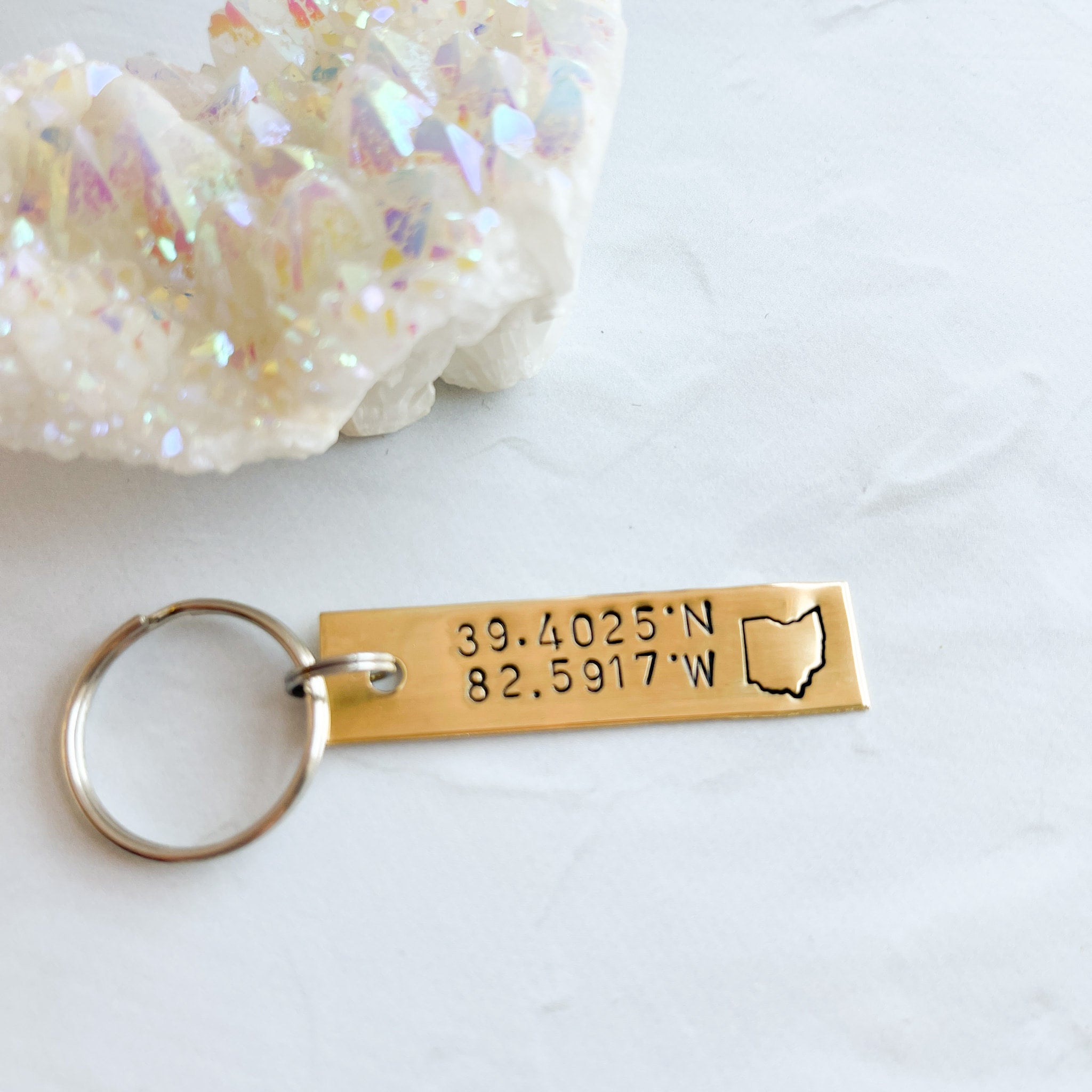 State Keychain | Red Giraffe Designs