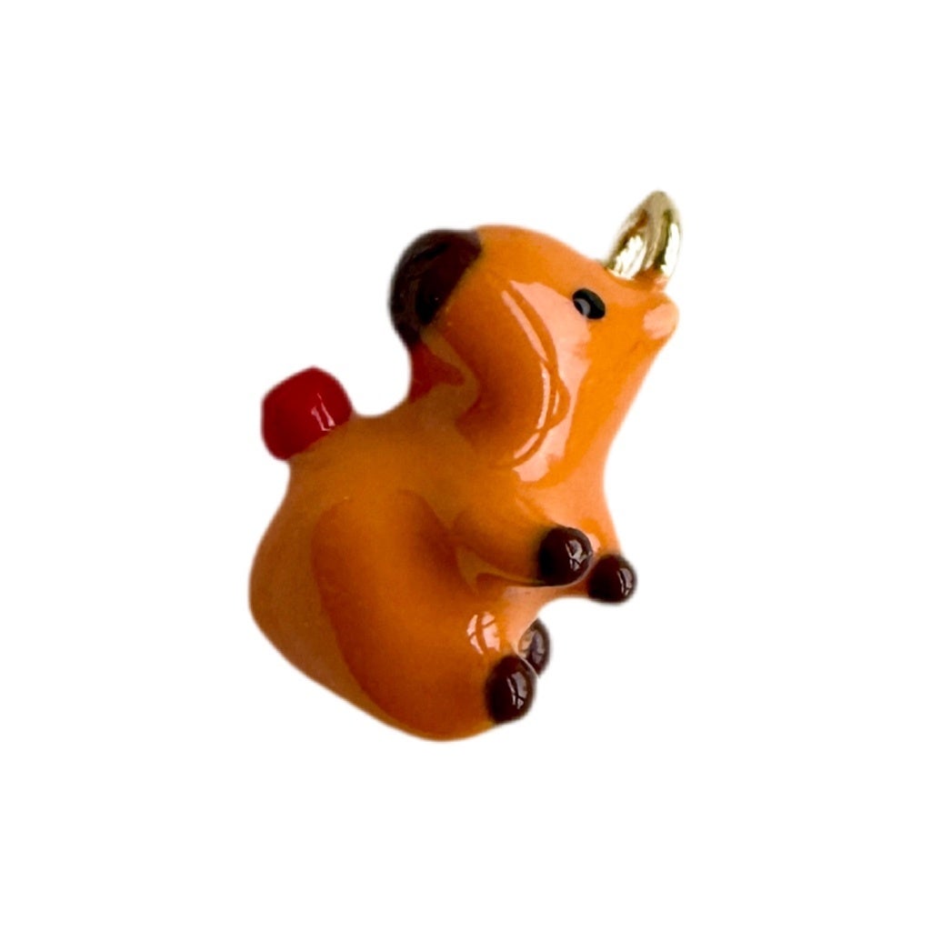 Capybara Charm (Gold) | Red Giraffe Designs