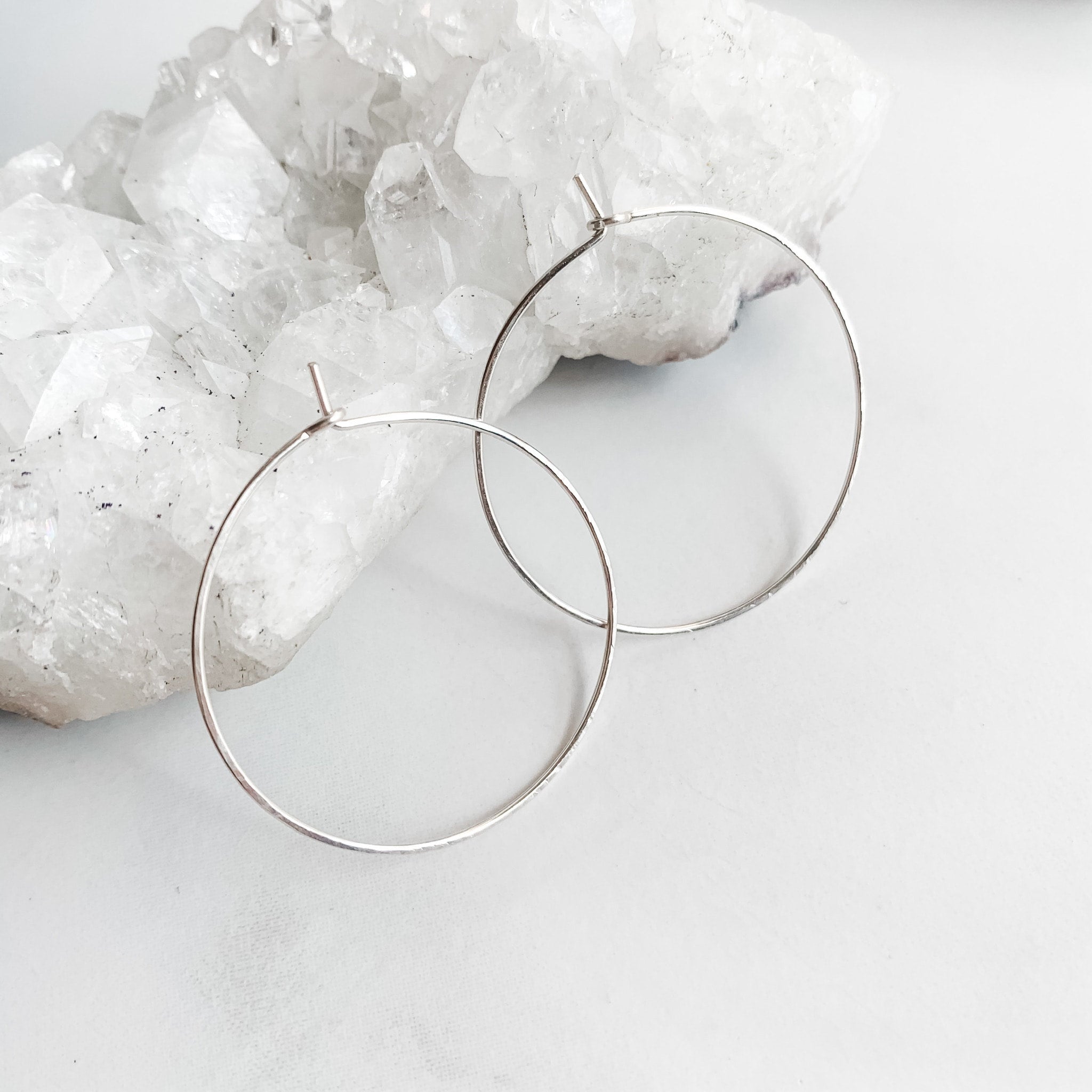 Wire Circle Hoops | Red Giraffe Designs