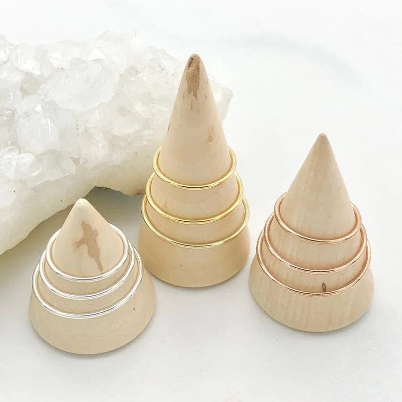 Simple Wire Ring Bands | Red Giraffe Designs