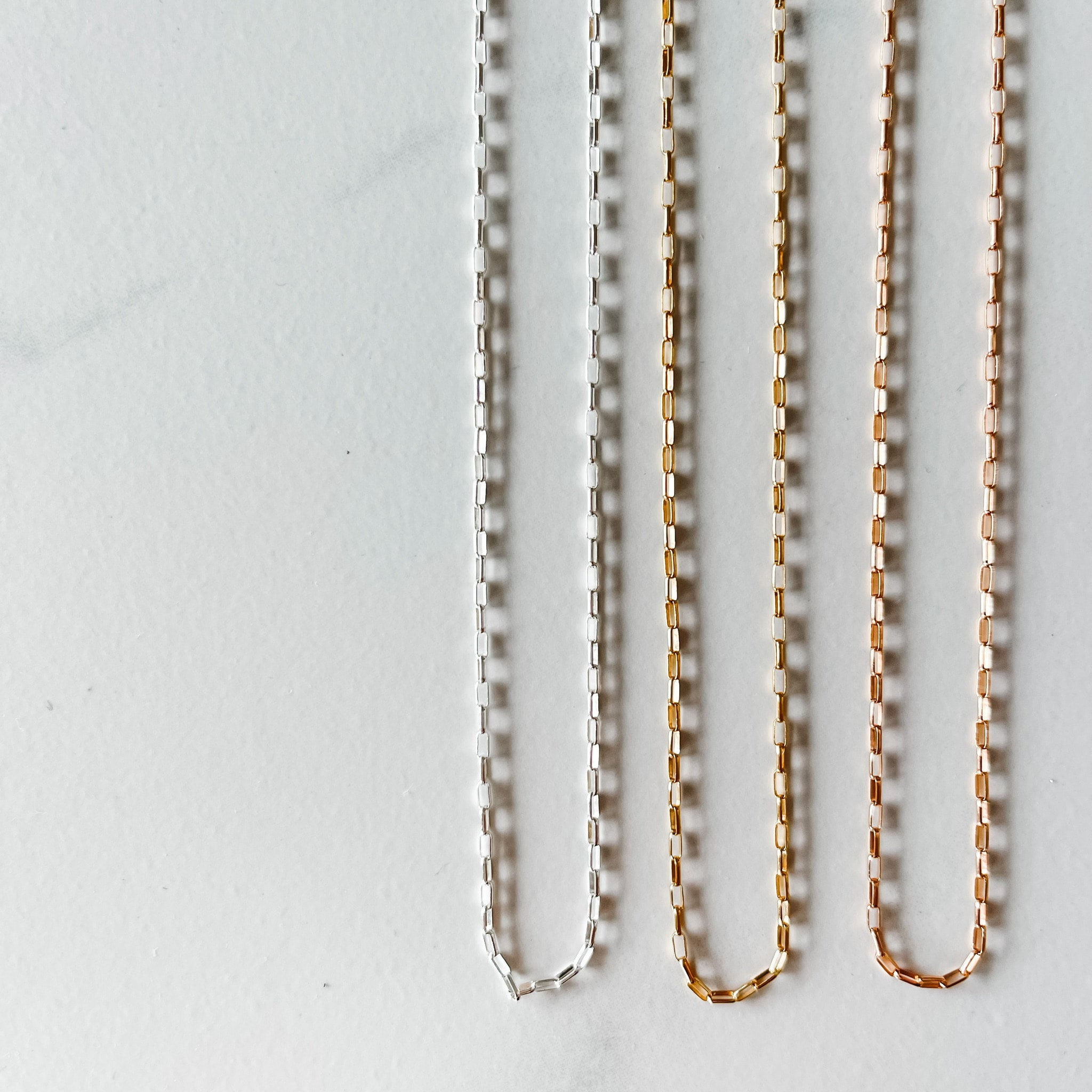 Flat Oval Rolo Chain | Red Giraffe Designs