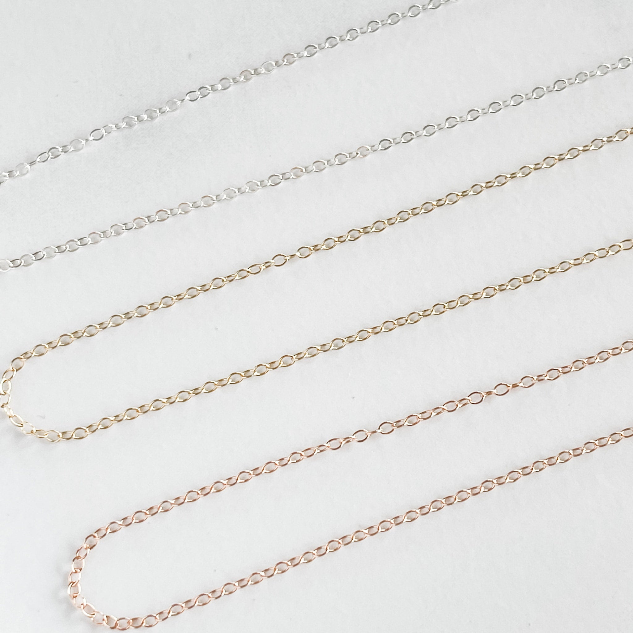 Dainty Basic Cable Chain | Red Giraffe Designs